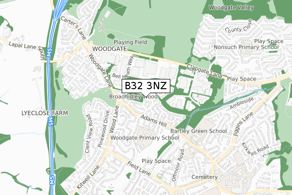 B32 3NZ maps, stats, and open data