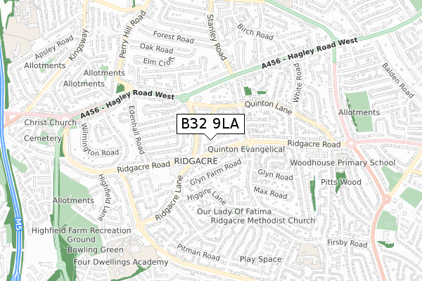B32 9LA maps, stats, and open data