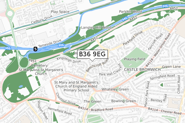 B36 9EG maps, stats, and open data