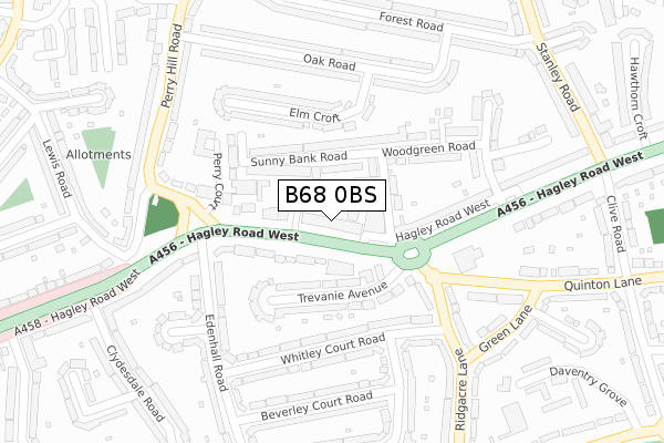B68 0BS maps, stats, and open data