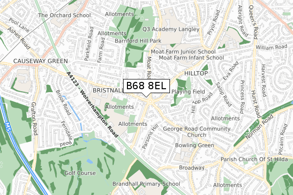 B68 8EL maps, stats, and open data