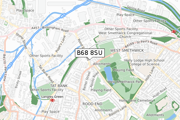 B68 8SU maps, stats, and open data