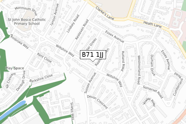 B71 1JJ maps, stats, and open data