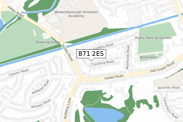B71 2ES maps, stats, and open data