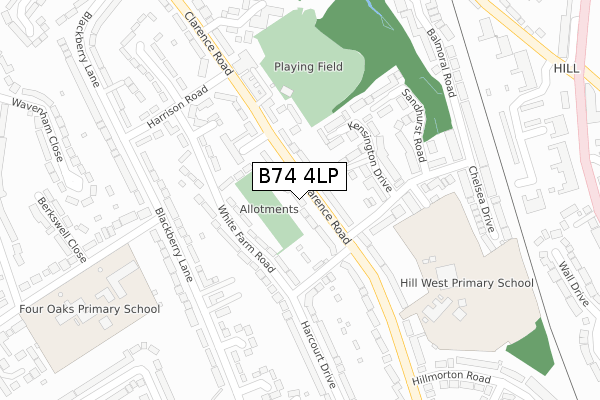 B74 4LP maps, stats, and open data