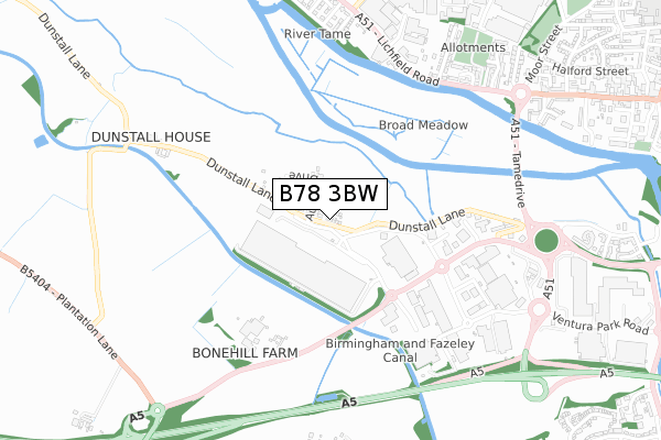 B78 3BW maps, stats, and open data