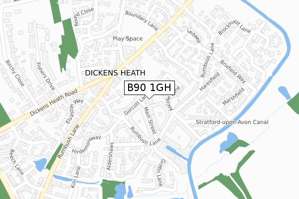 B90 1GH maps, stats, and open data