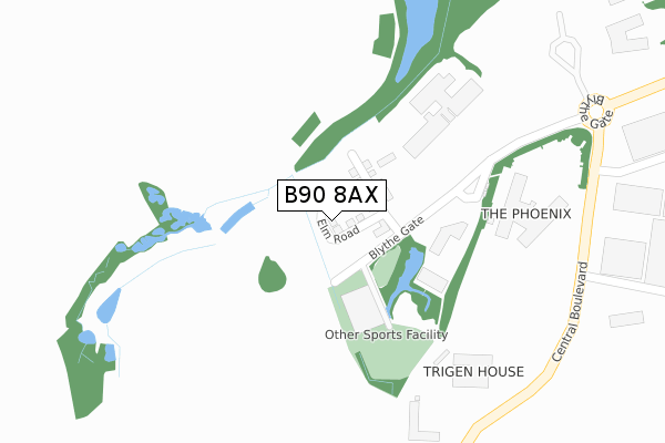 B90 8AX maps, stats, and open data