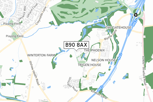 B90 8AX maps, stats, and open data