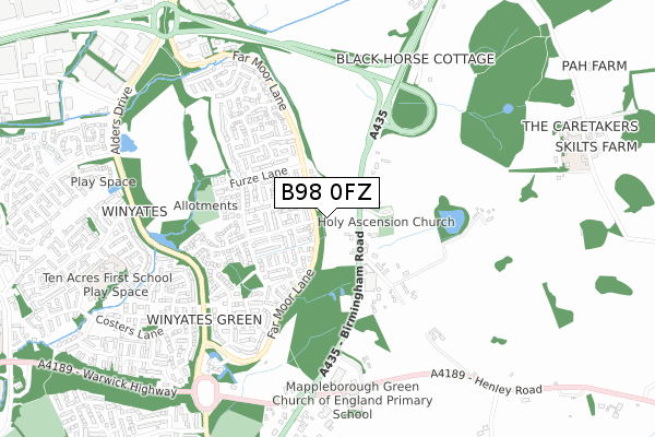 B98 0FZ maps, stats, and open data