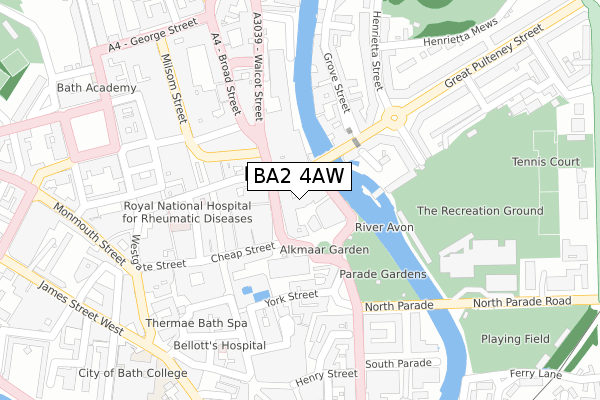 BA2 4AW maps, stats, and open data