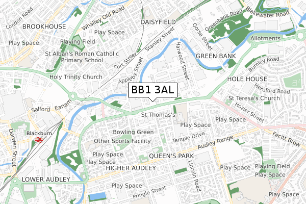 BB1 3AL maps, stats, and open data
