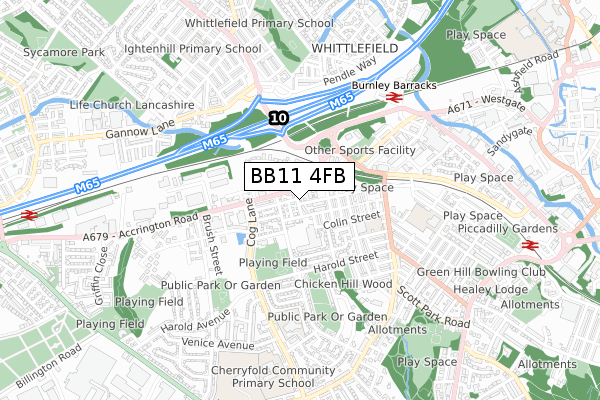 BB11 4FB maps, stats, and open data