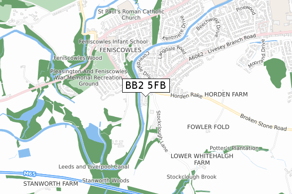 BB2 5FB maps, stats, and open data