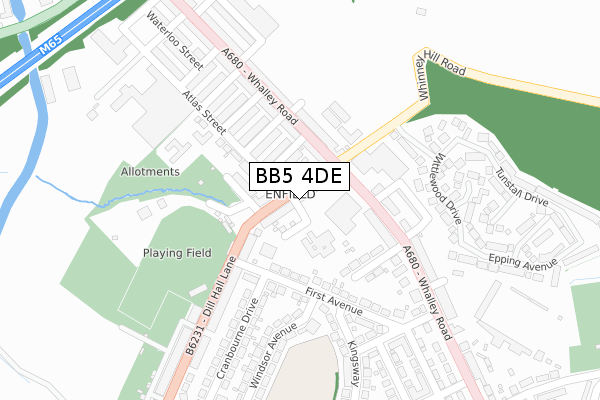 BB5 4DE maps, stats, and open data