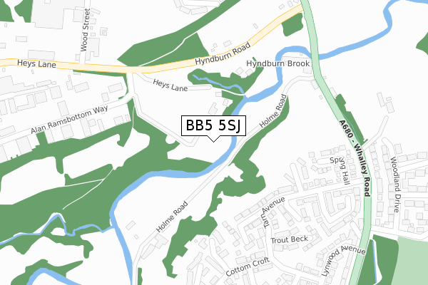BB5 5SJ maps, stats, and open data