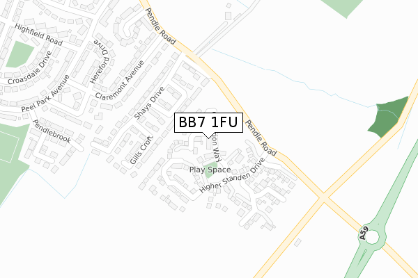 BB7 1FU maps, stats, and open data