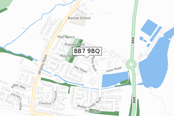 BB7 9BQ maps, stats, and open data