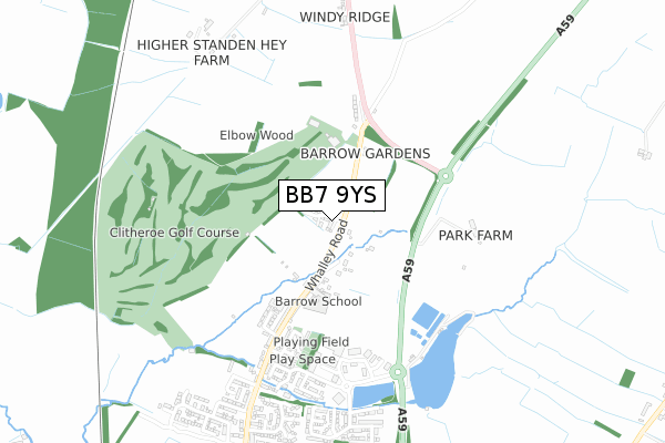 BB7 9YS maps, stats, and open data