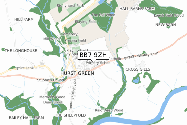 BB7 9ZH maps, stats, and open data