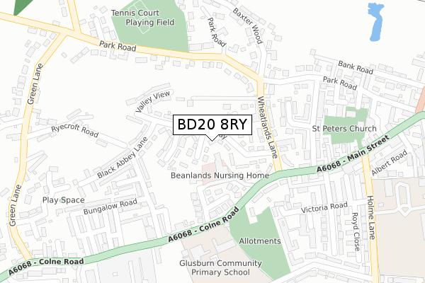 BD20 8RY maps, stats, and open data