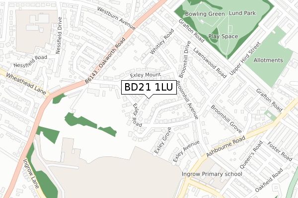 BD21 1LU maps, stats, and open data