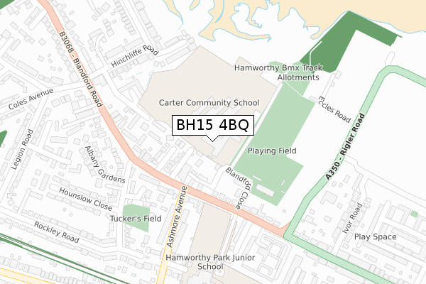 BH15 4BQ maps, stats, and open data