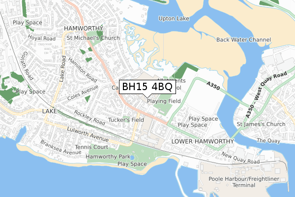BH15 4BQ maps, stats, and open data