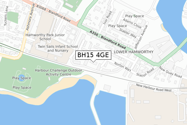 BH15 4GE maps, stats, and open data