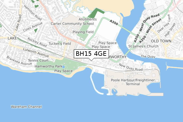 BH15 4GE maps, stats, and open data