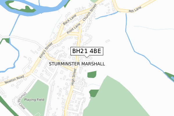 BH21 4BE maps, stats, and open data