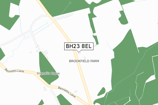 BH23 8EL maps, stats, and open data