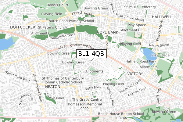 BL1 4QB maps, stats, and open data