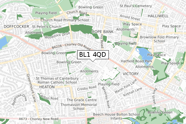 BL1 4QD maps, stats, and open data
