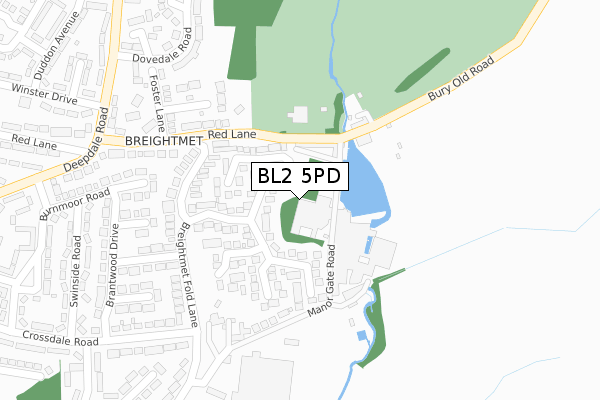 BL2 5PD maps, stats, and open data