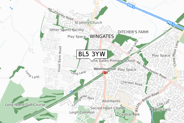 BL5 3YW maps, stats, and open data