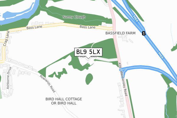 BL9 5LX maps, stats, and open data