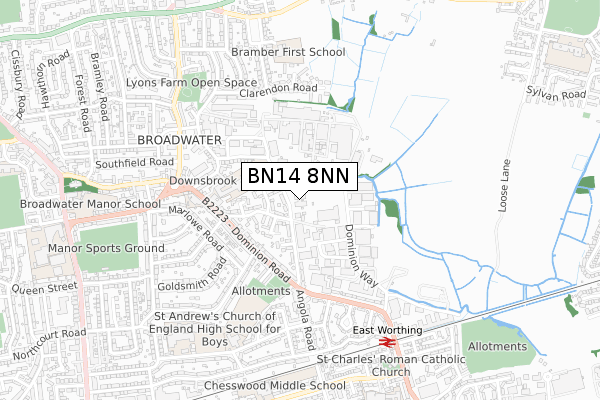 BN14 8NN maps, stats, and open data
