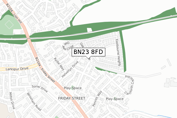 BN23 8FD maps, stats, and open data