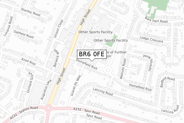 BR6 0FE maps, stats, and open data