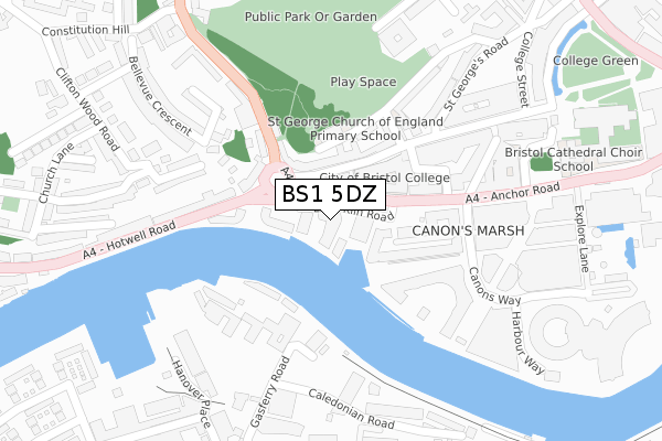 BS1 5DZ maps, stats, and open data