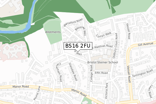 BS16 2FU maps, stats, and open data