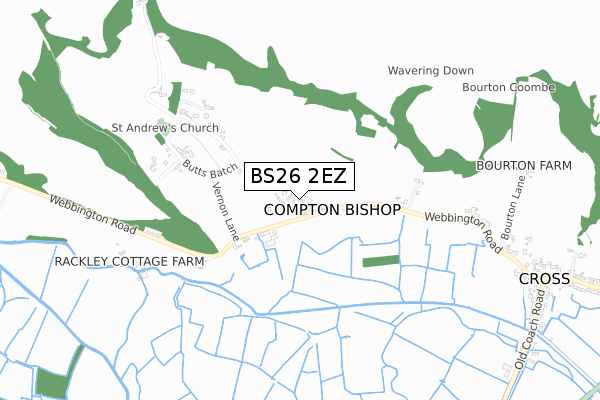 BS26 2EZ maps, stats, and open data