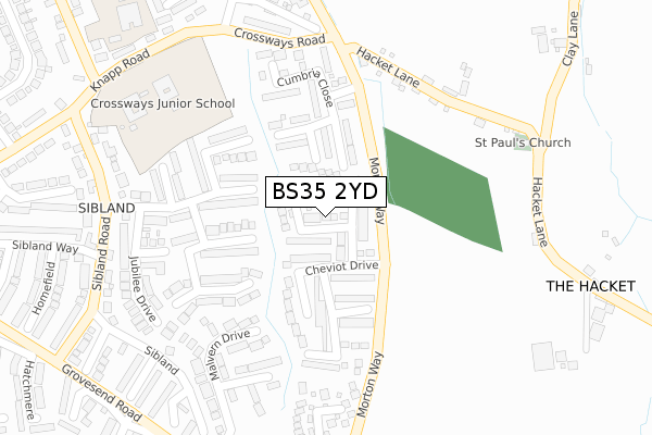 BS35 2YD maps, stats, and open data