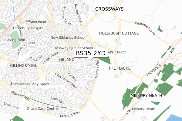 BS35 2YD maps, stats, and open data