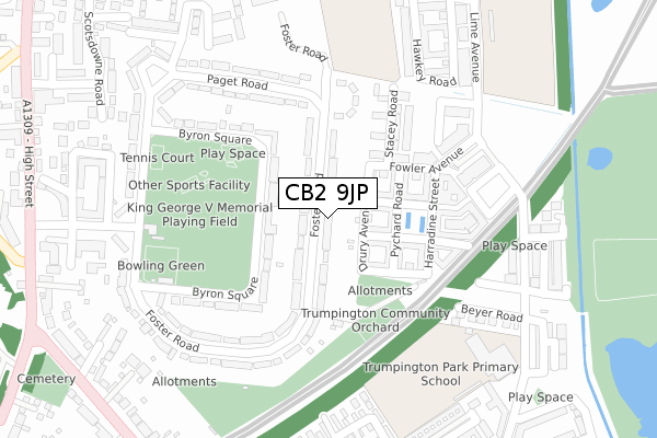 CB2 9JP maps, stats, and open data