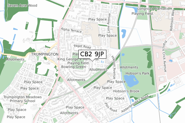 CB2 9JP maps, stats, and open data