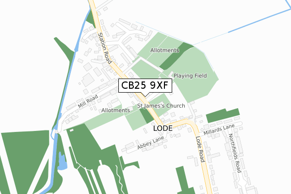 CB25 9XF maps, stats, and open data