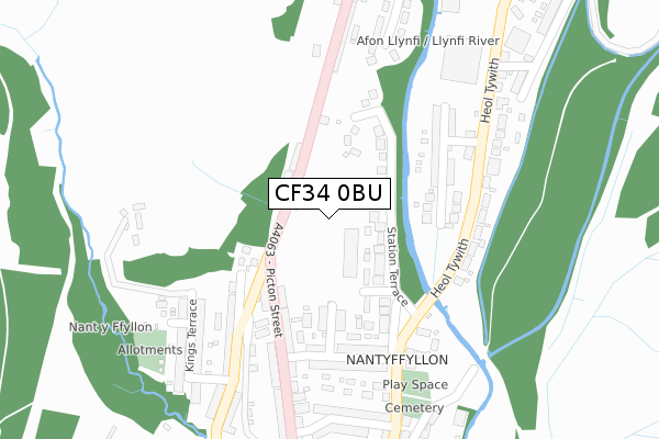 CF34 0BU maps, stats, and open data