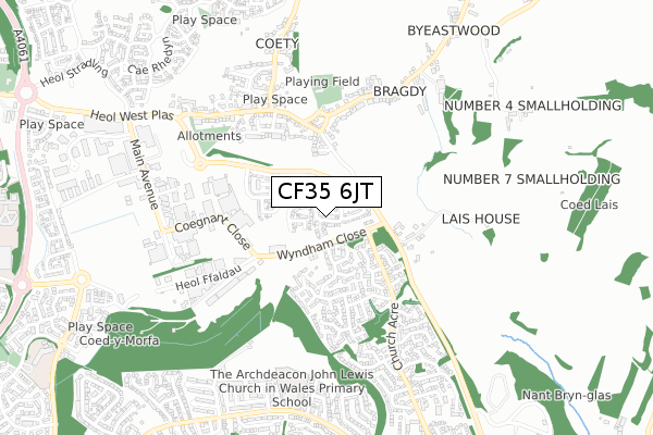 CF35 6JT maps, stats, and open data